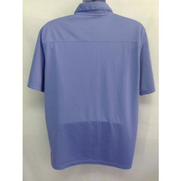 Reebok | Shirts | Reebok Golf Mens Polo Blue Logo Short Sleeve Logo ...